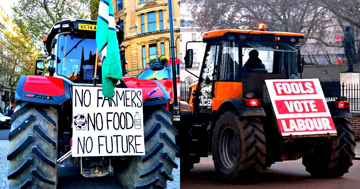 Britští farmáři protestovali v Londýně, policie se pustila do jejich ...